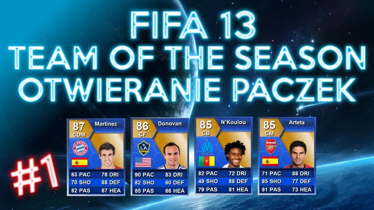 FIFA 13 | Ultimate Team | TOTS Otwieranie Paczek #1 - YouTube