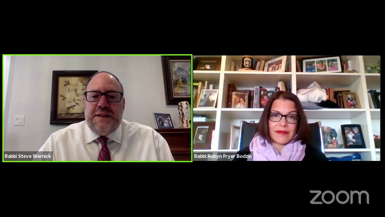 Conversation with Rabbi Robyn Fryer Bodzin - YouTube