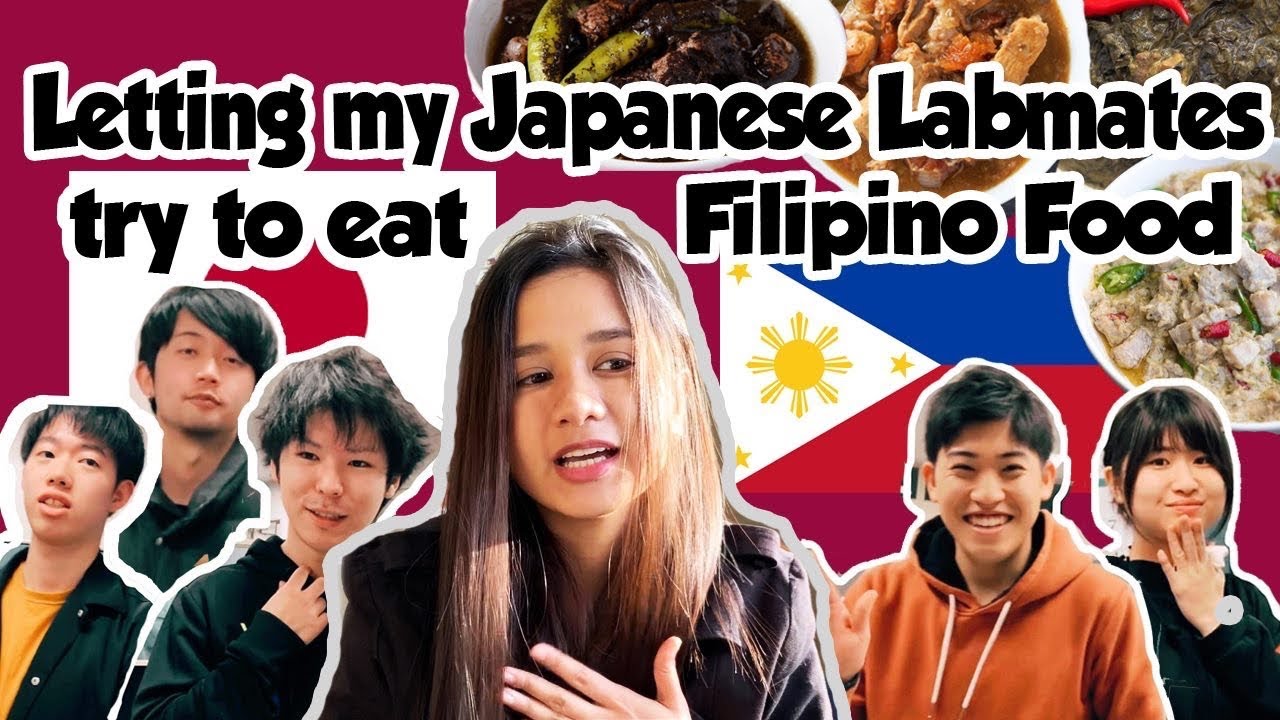 5 Japanese Try to Eat and React to Filipino Food | Vlog #18 - YouTube