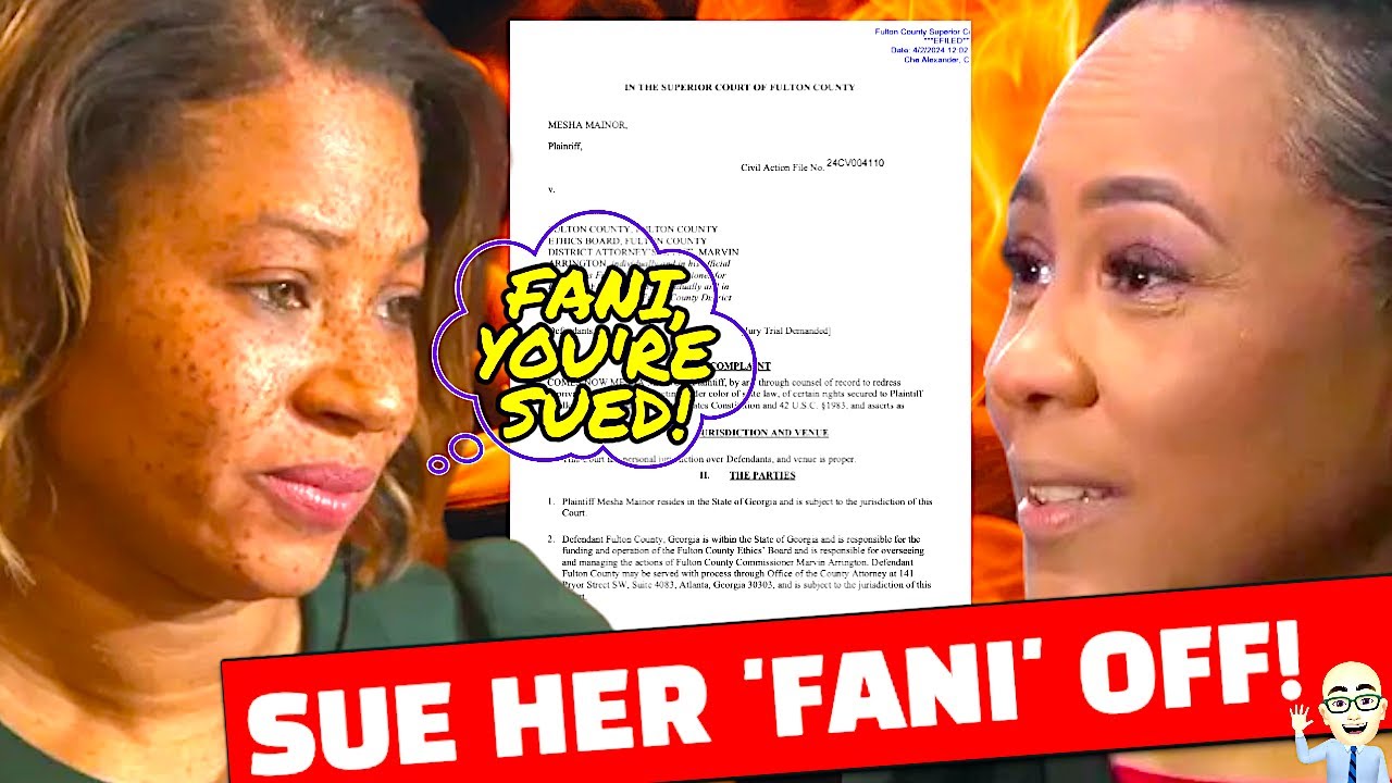 FULTON DA FANI WILLIS IN TROUBLE AGAIN: SUED BY STATE LAWMAKER GEORGIA ...