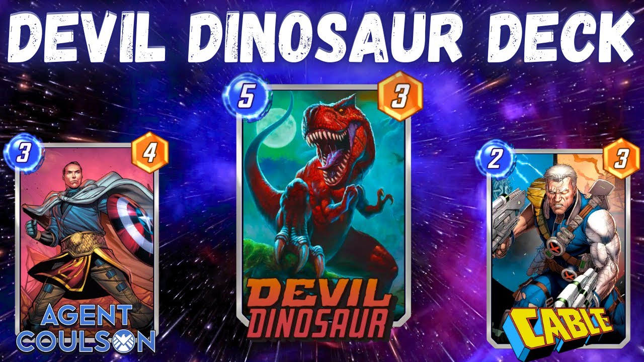 Devil Dinosaur Deck Infinite Rank Marvel Snap - YouTube