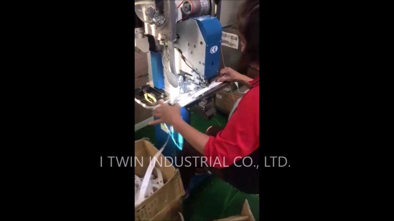 YE-700 Auto Snap Fastening Machine press snap button - YouTube