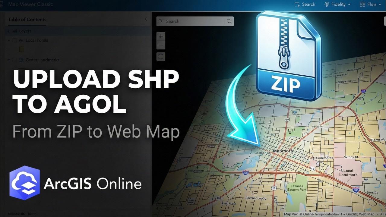 How to Upload Shapefiles to ArcGIS Online (Step-by-Step Guide 2025 ...