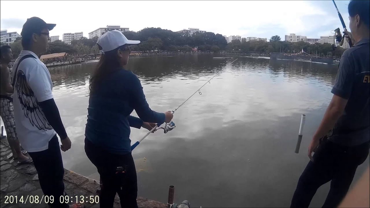 NPD Fishing Day Competition at Pasir Ris Main Pond 2014 with Nadia ...