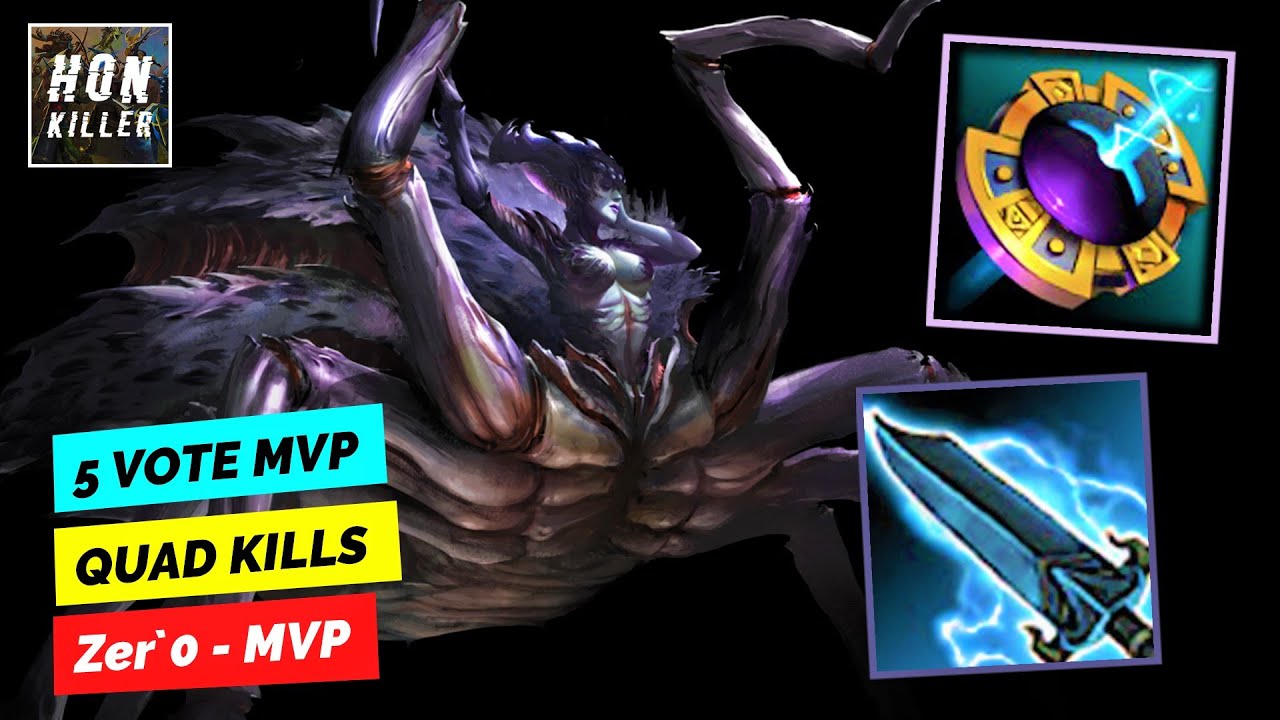 HoN Arachna PORTAL KEY with NULLFIRE BLADE - MVP - YouTube