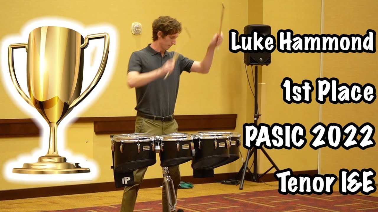 Luke Hammond - 1st Place PASIC Tenor Drum I&E 2022 - YouTube