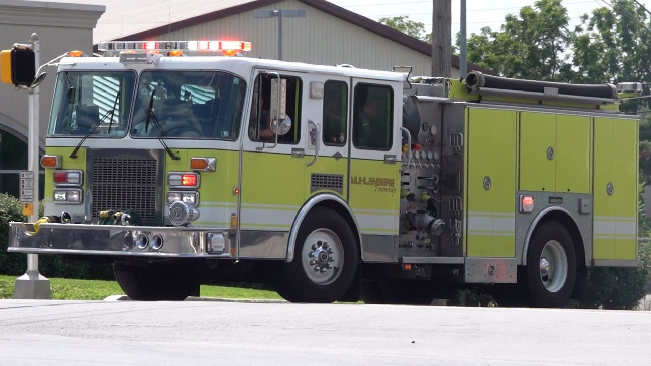 Muhlenberg Township Fire Rescue Engine 66-3 Responding 8/15/23 - YouTube