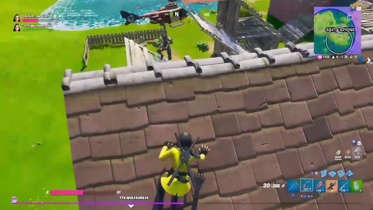 Fortnite New Yellow Jacket Outfit Gameplay - YouTube