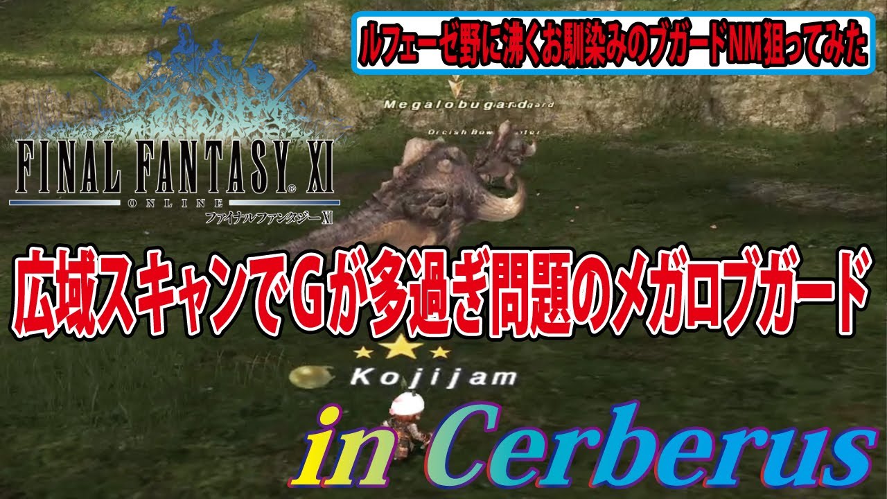 FF11 ルフェーゼ野に沸くお馴染みのブガードNM狙ってみた - YouTube