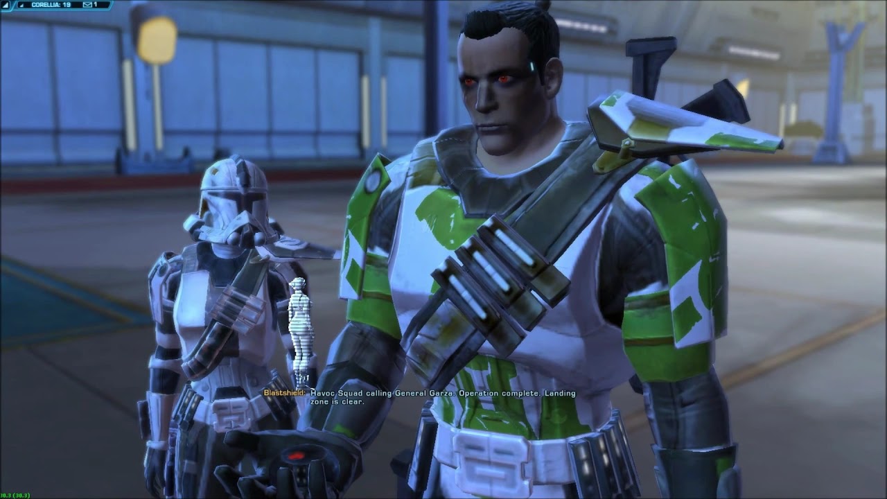 SWTOR TR Corellia Class Quest - The Lucky Lancer: Destruction - YouTube