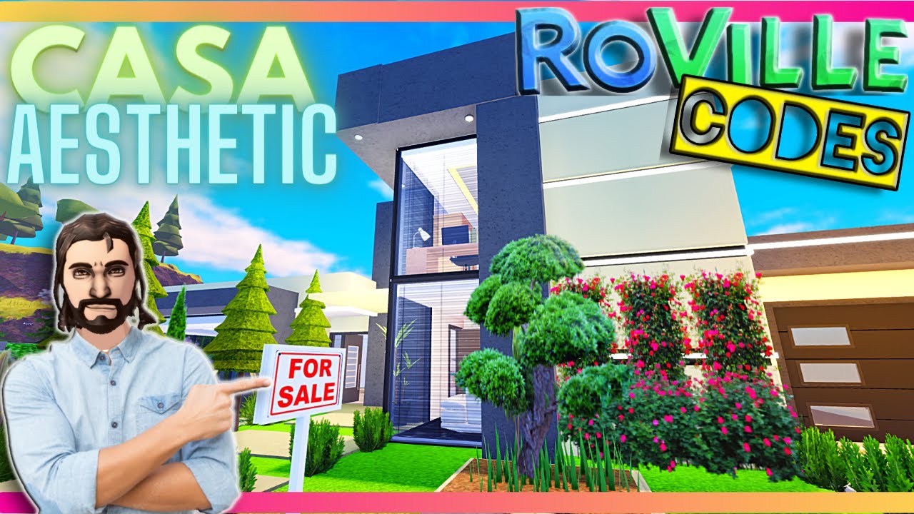 😲 Casa AESTHETIC a buen precio Roville house CODES ROBLOX - YouTube