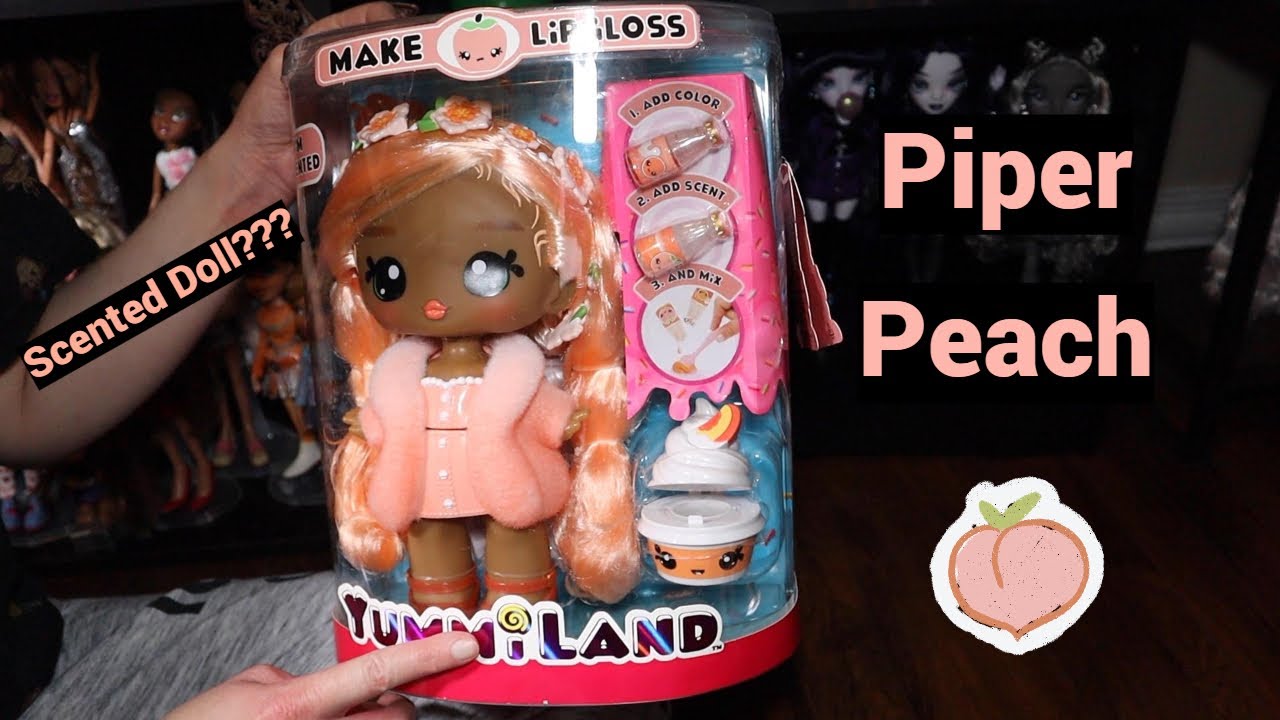 Yummiland Piper Peach Doll Unboxing & Review - YouTube