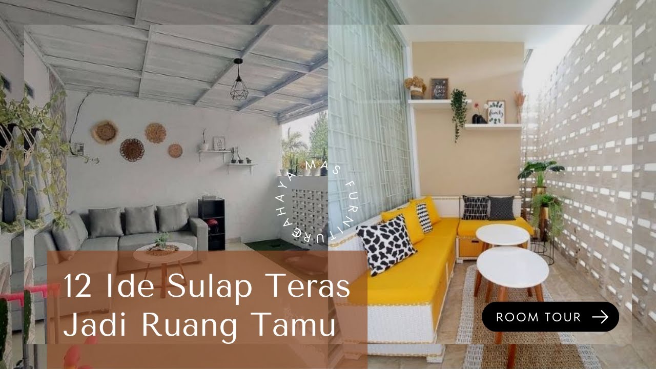 12 Ide Sulap Teras Jadi Ruang Tamu, Desain yg gampang kamu tiru ...