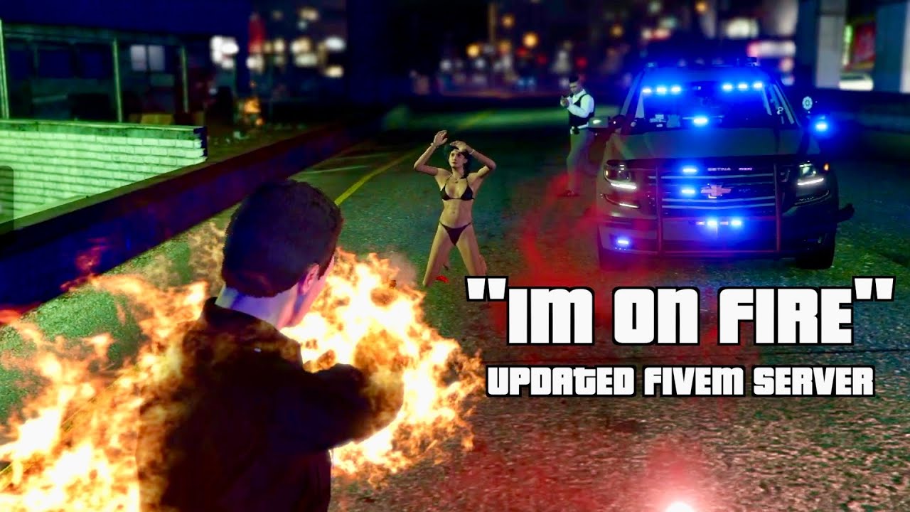 CRAZY LADY LIGHTS ME ON FIRE | Fivem Emergency Response Simulator ...