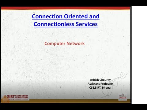 Connection oriented and connection less - YouTube
