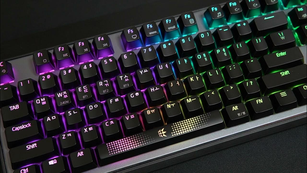 마이크로닉스 워프 WK3 RGB LED MODE - YouTube