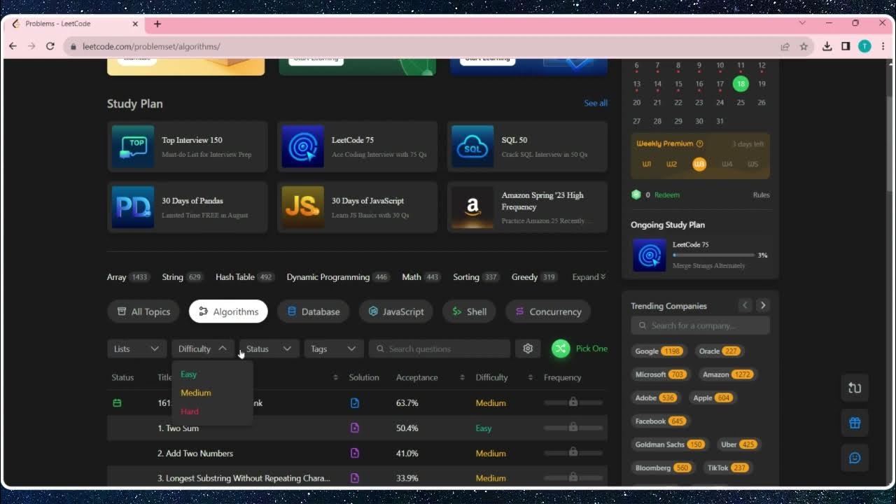 Leetcode Stream | No Audio - YouTube