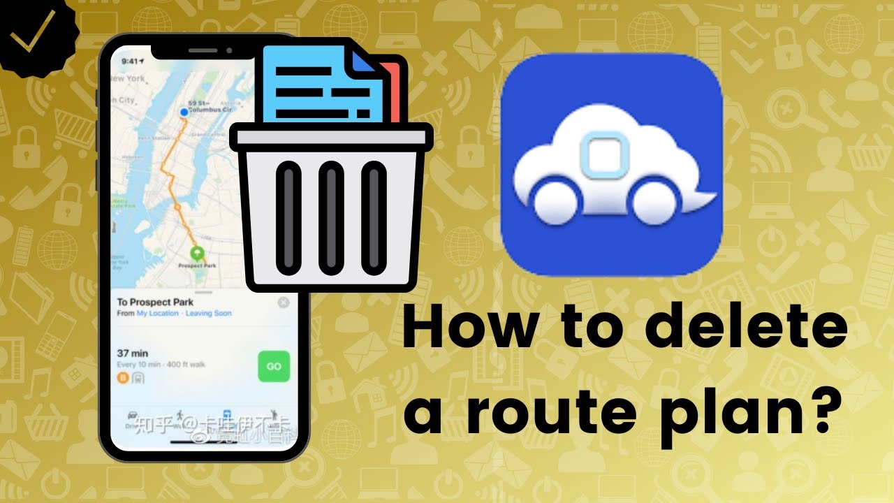 How to delete a route plan in NaviBridge? - YouTube
