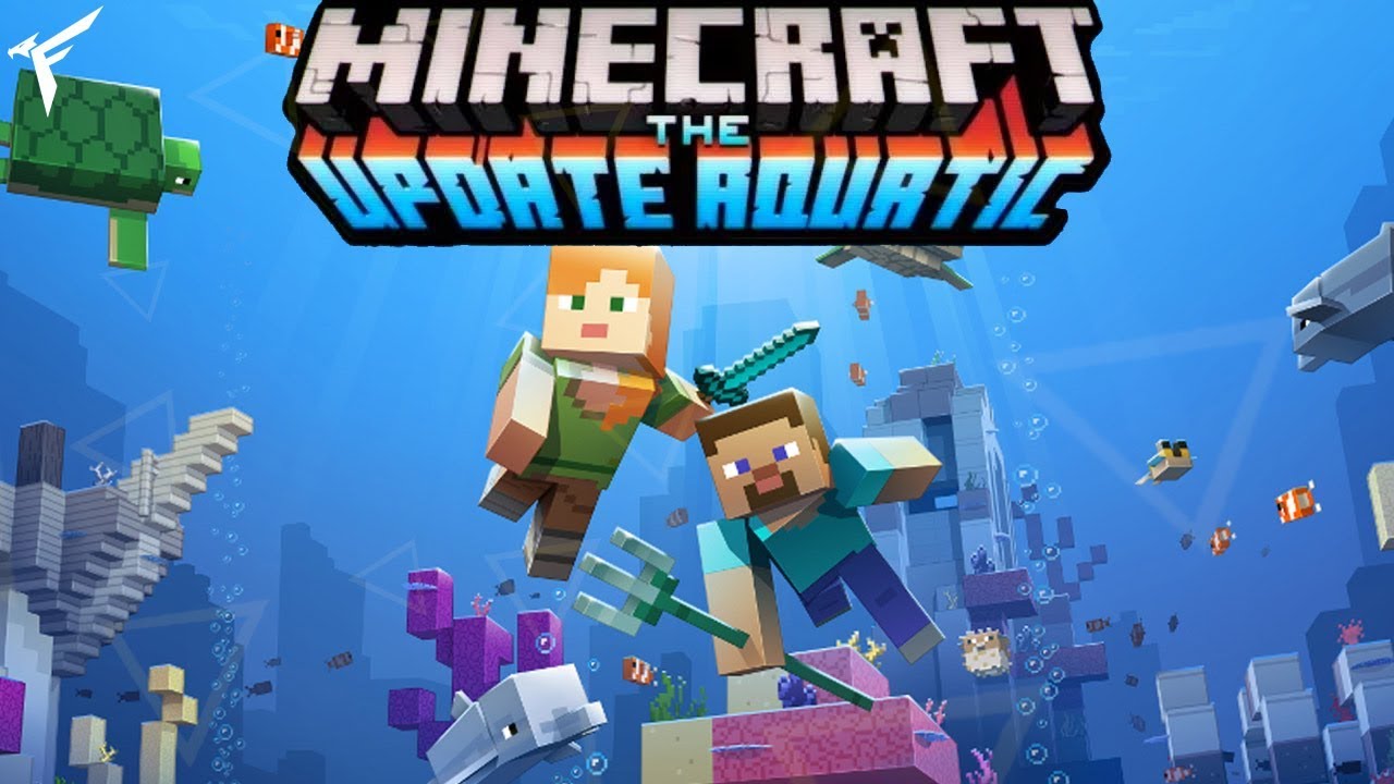 Un Mondo Di Cubi è TORNATO !! Minecraft Update Aquatic - YouTube