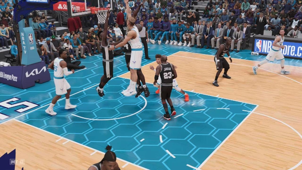 NBA 2K23 Shaq block to the public - YouTube