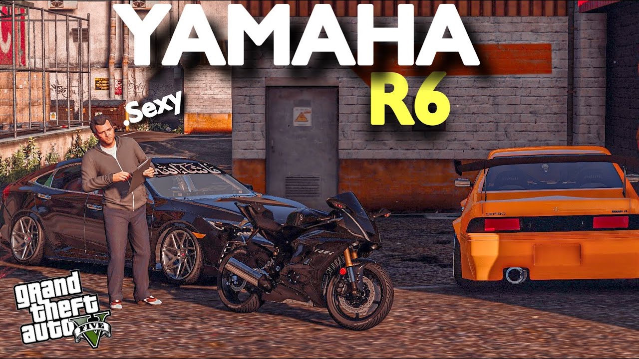 YAMAHA R 6 2017...GTA 5 GAMEPLAY - YouTube
