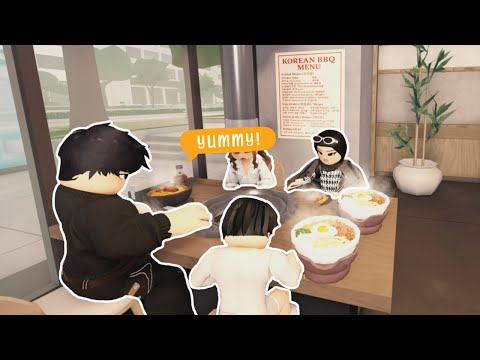 WE TRY TYPICAL KOREAN FOOD AT A SEOUL RESTAURANT | 💖 Berry Avenue Roblox Indonesia
