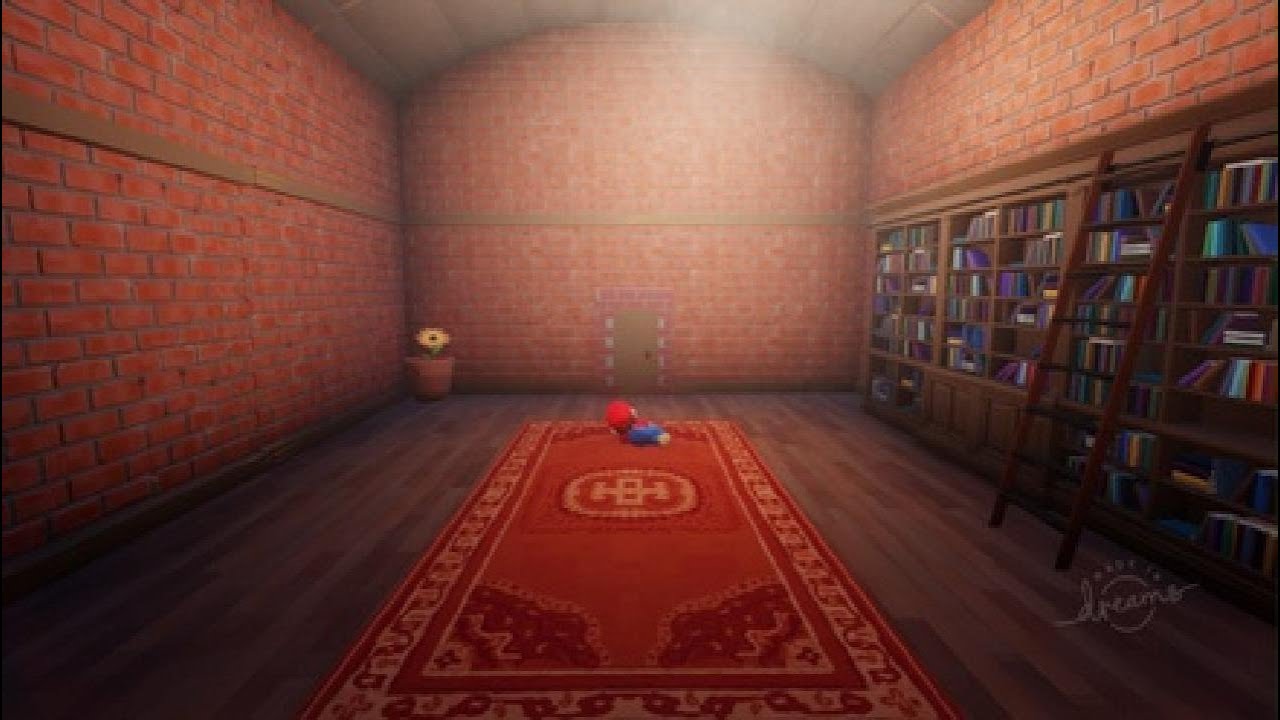 Mario snoring is hilarious - YouTube