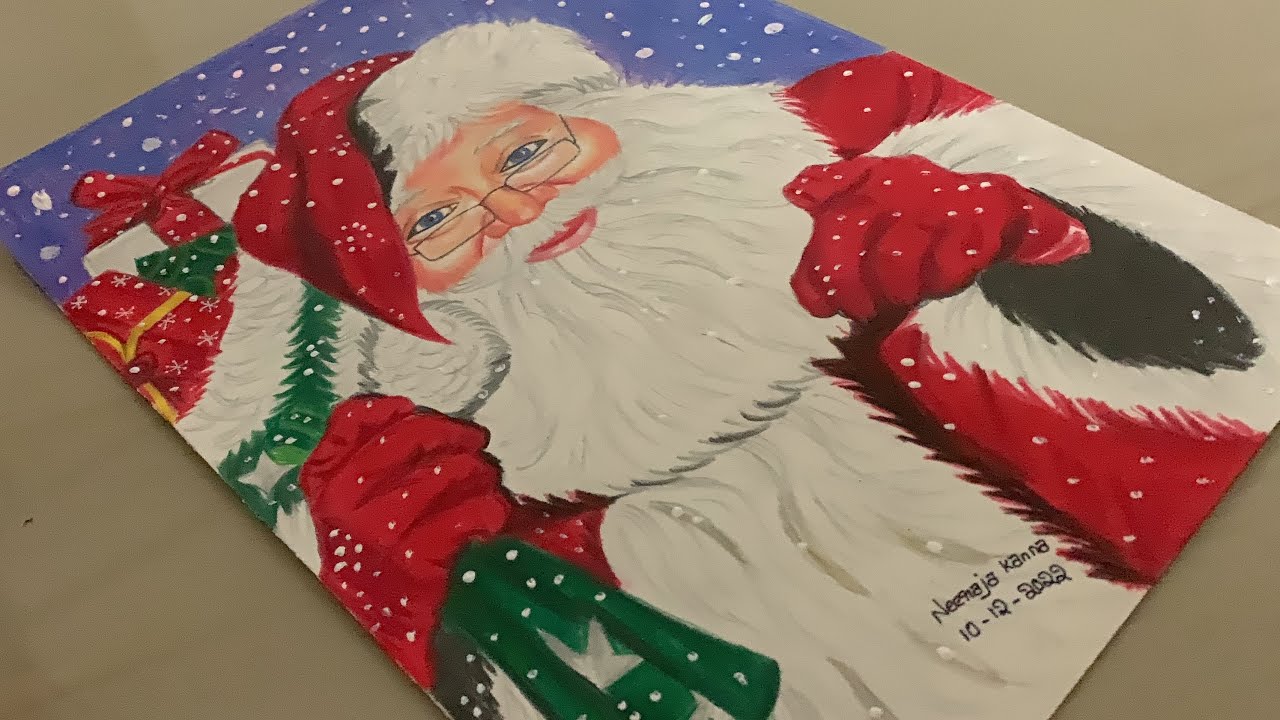 Santa Claus drawing | Santa Claus pencil sketch | how to draw Santa ...