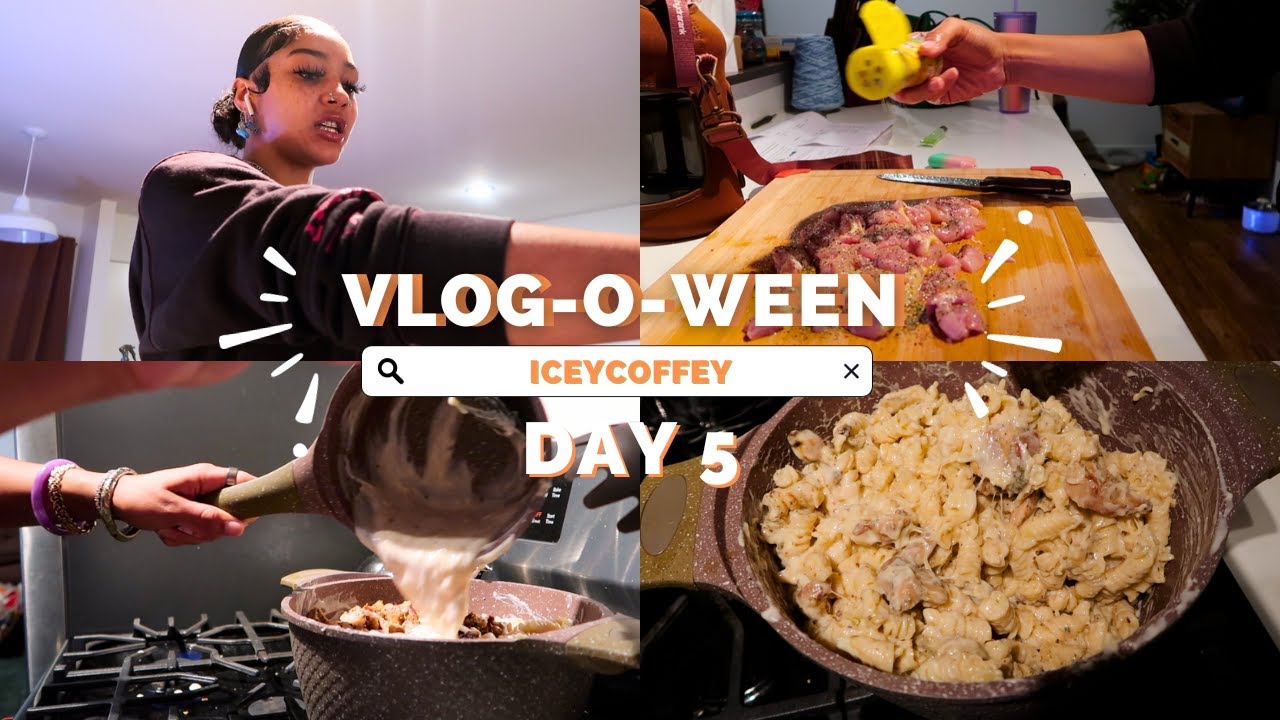 VLOG-O-WEEN DAY 5 : CHITCHAT + COOK DINNER W/ ME | ICEYCOFFEY - YouTube
