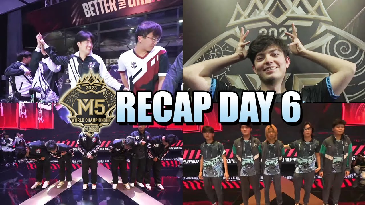 EIGHT TEAMS ADVANCING TO THE KNOCKOUT STAGES - DAY 6 RECAP OF GROUP STAGE M5 - YouTube