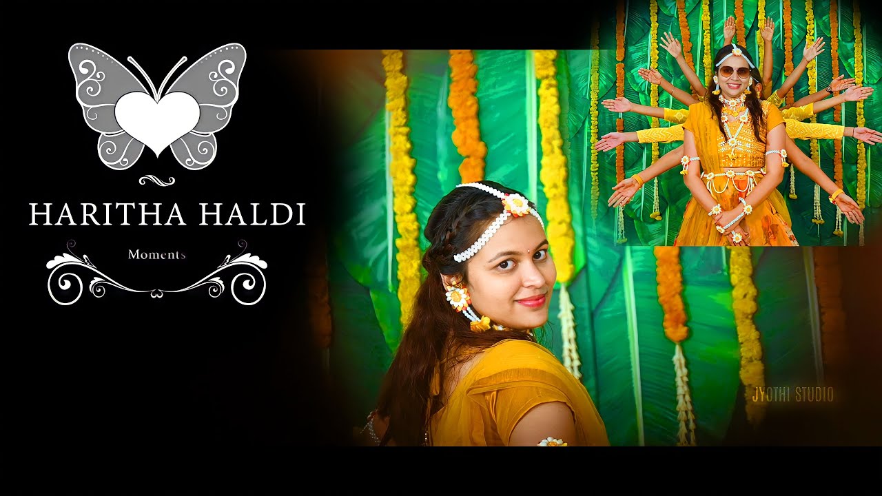 HARITHA'S HALDI AND SANGEETH CEREMONY | JYOTHI PHOTOGRAPHY | RAMESH ...