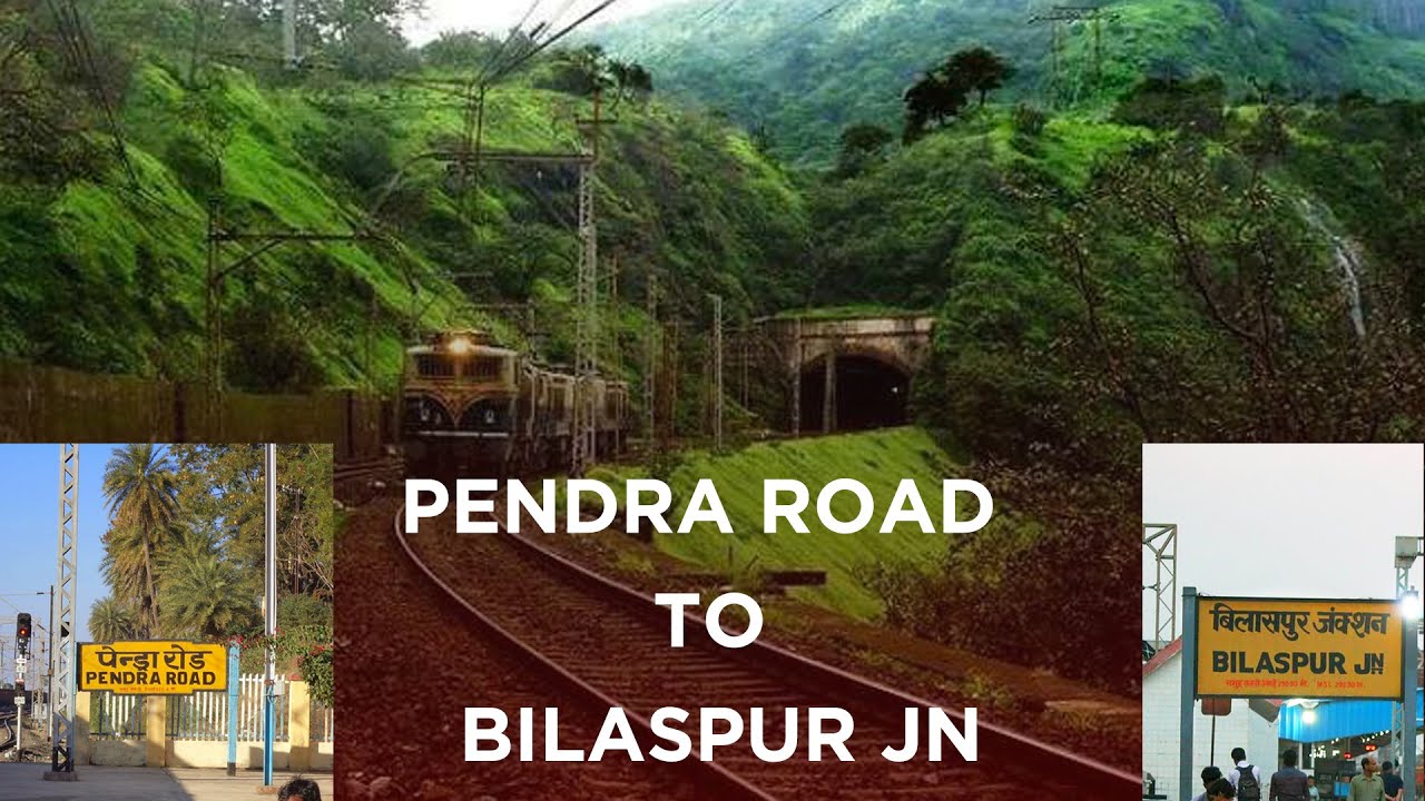 PENDRA ROAD TO BILASPUR KA SAFAR || TRAIN 08233 || INDORE BILASPUR SPL ...
