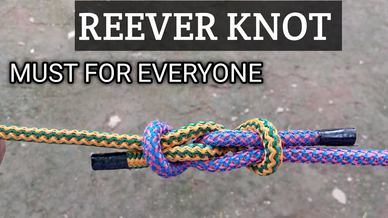 HOW TO TIE A REEVER KNOT #how #knots 👌@sajjad12455 - YouTube