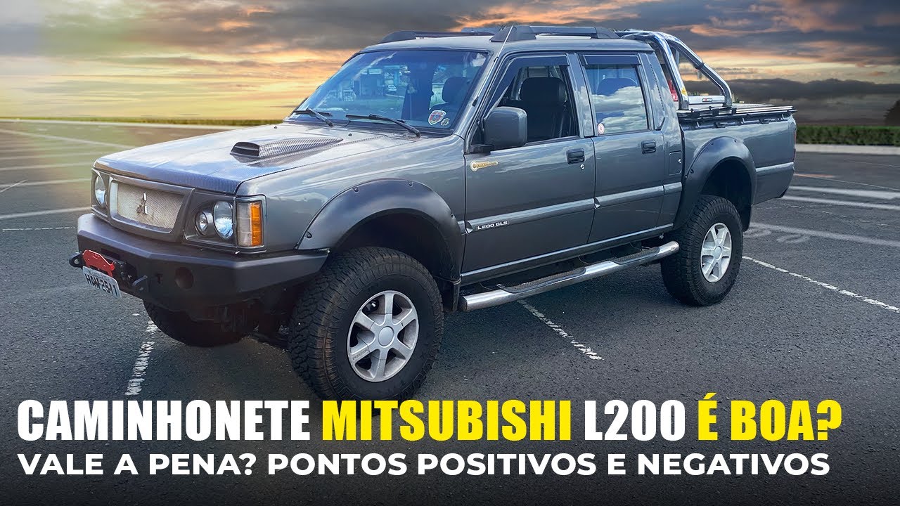 Caminhonete Mitsubishi L200 GLS Antiga é boa? Opinião do Dono com ...