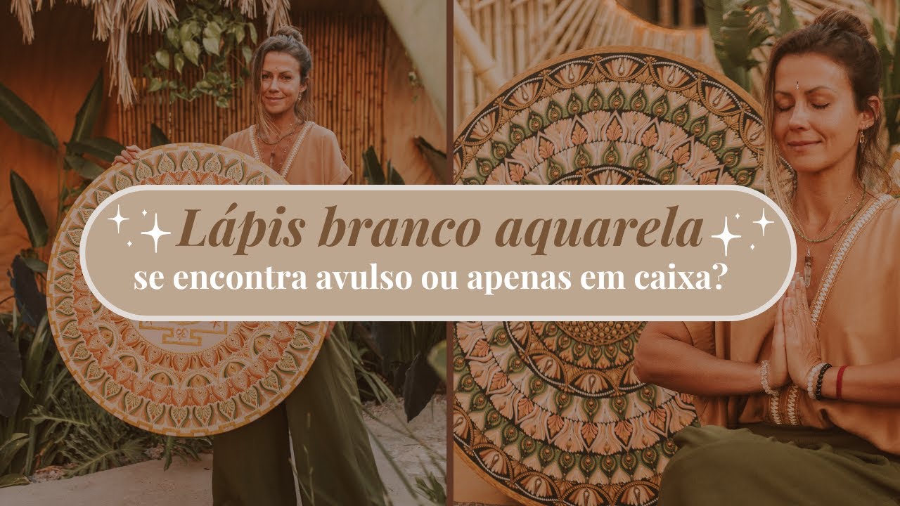 Lápis branco aquarela se encontra avulso ou apenas em caixa? - YouTube