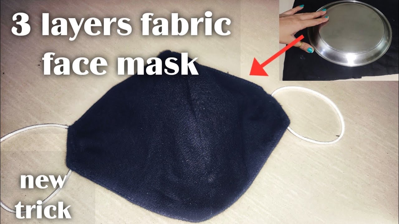 How to make fabric mask |fabric mask |corona virus safty mask - YouTube