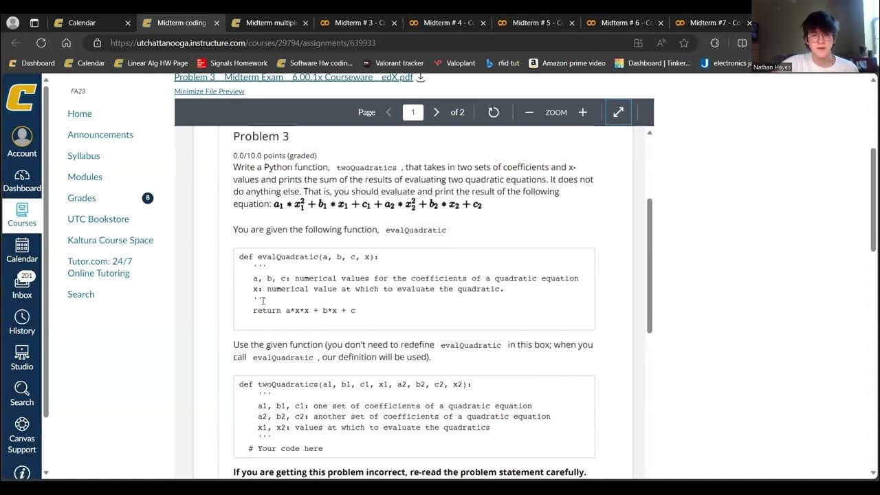 Coding Midterm #3 - YouTube