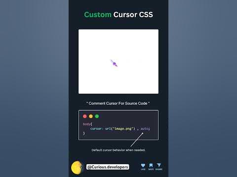 Custom cursor css #css #technology #html #development #coding #engineering #engineering #web # ...