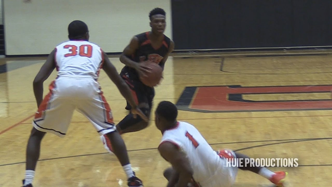 Tyrell Jones Stepback Jumper Makes Defender Hit the Deck! - Leon ...
