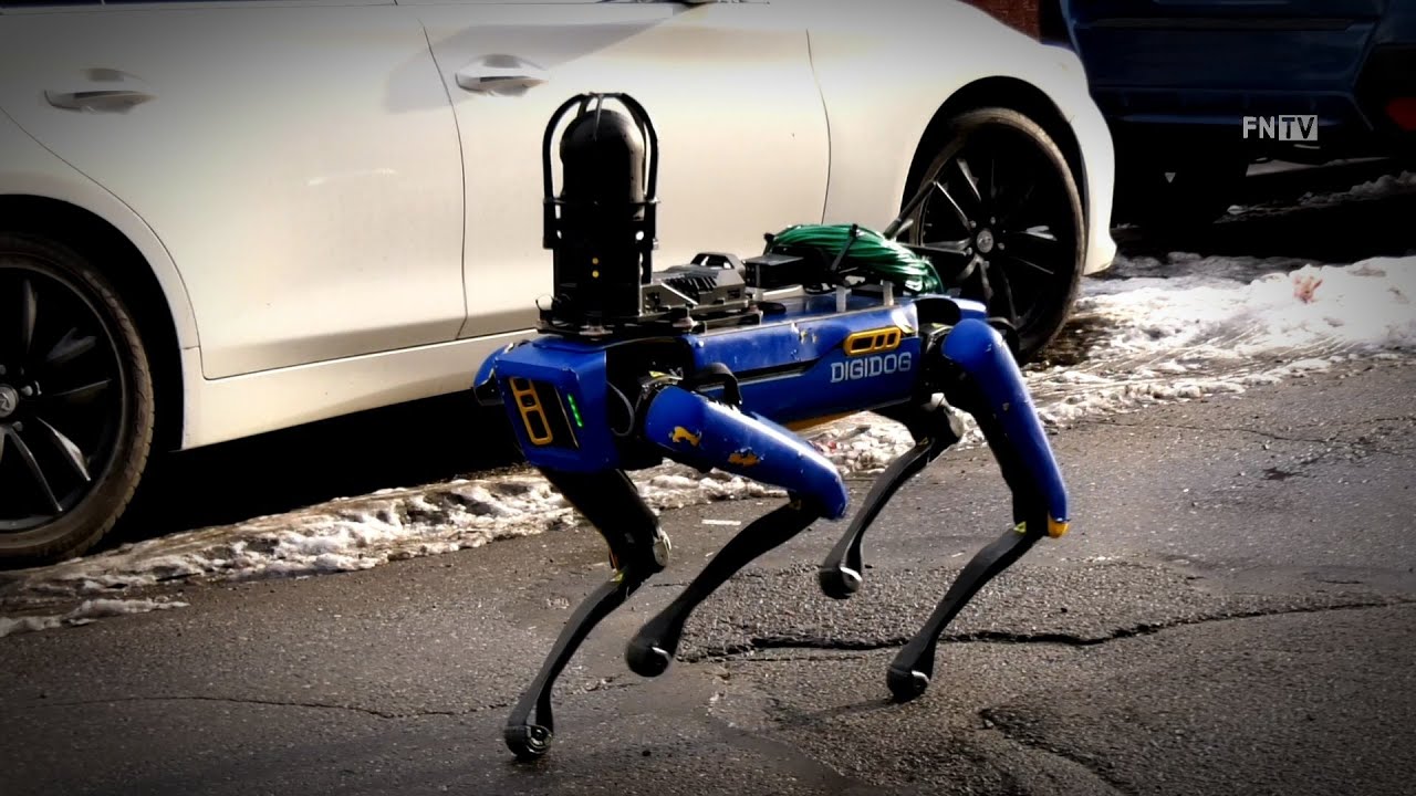 NYPD Robo-Dog "Digidog" Deployed in NYC - YouTube