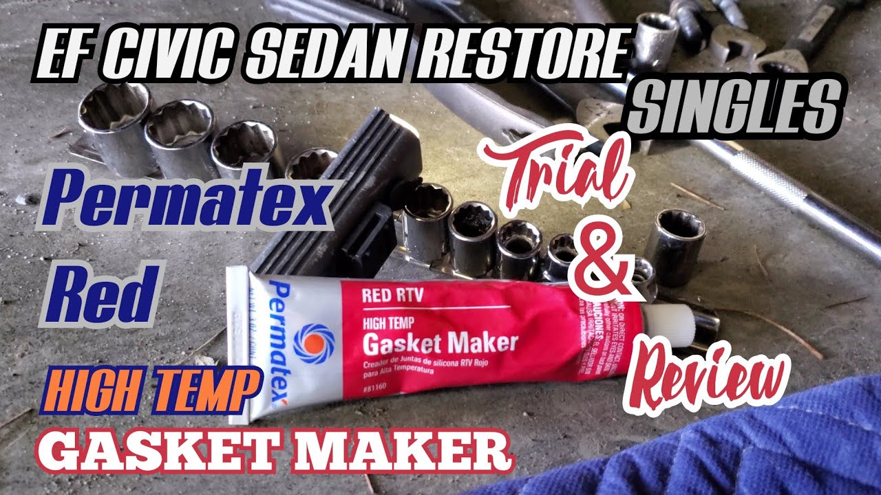 Permatex High Temp Red RTV, Trial and Review. - YouTube