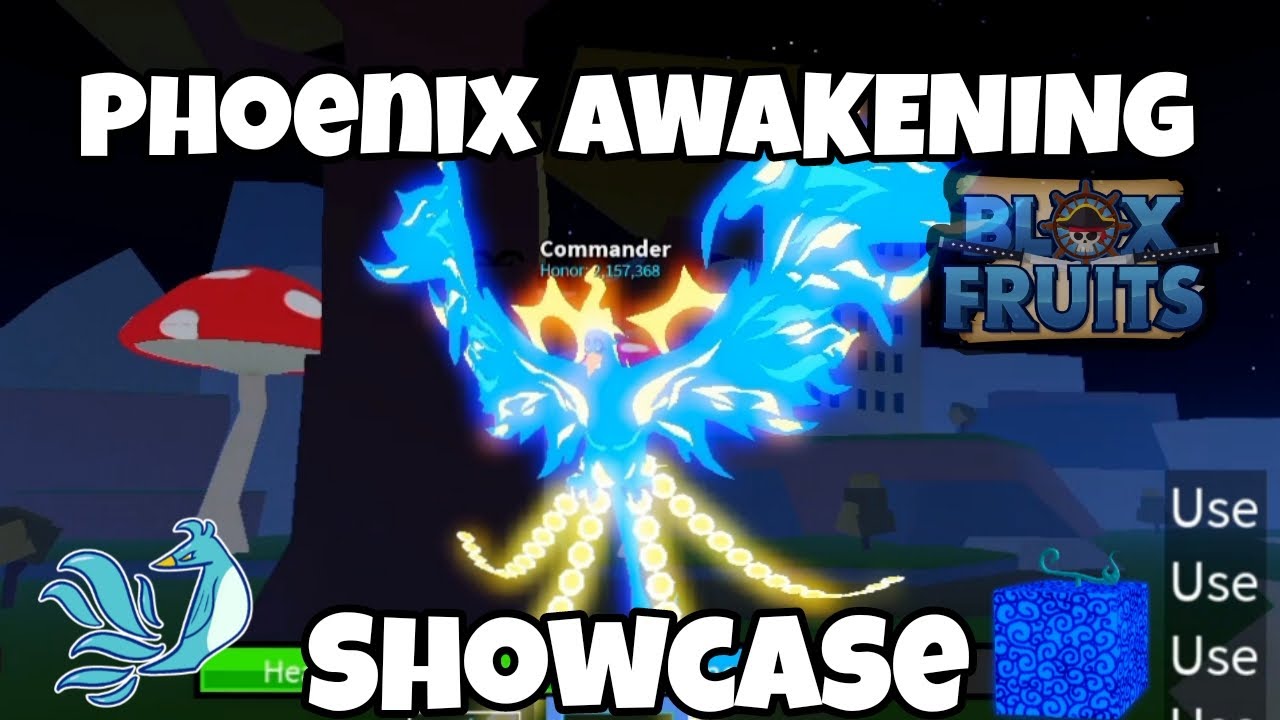 Showcase Full Skill Phoenix Awakening (BloxFruit) - ShinBlackVn - YouTube