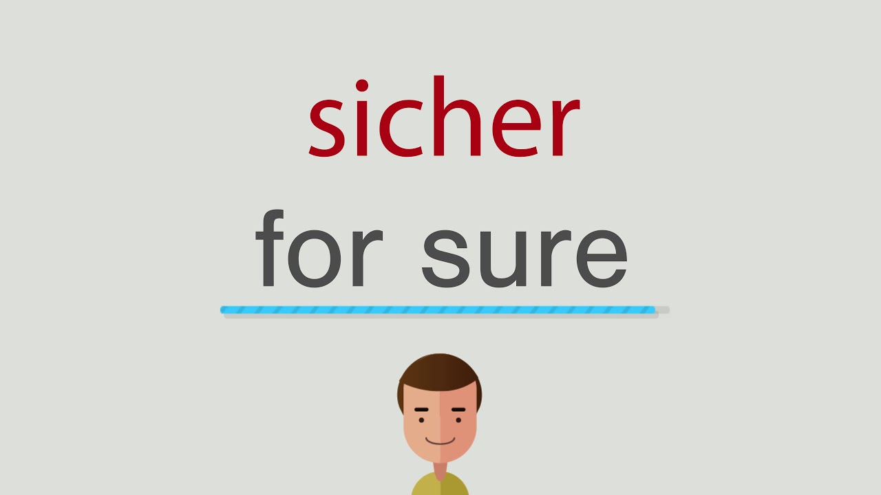 sicher auf englisch - YouTube