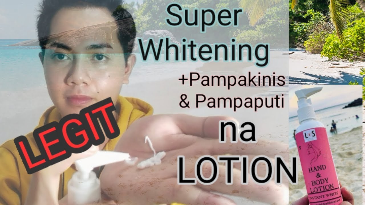 SKIN WHITENING Pampakinis + Pampaputi na Lotion (LEGIT) - YouTube