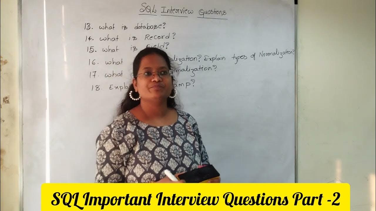 SQL Important Interview Questions Part-2 || Important Questions || SQL || @magneqsoftware6896 ...