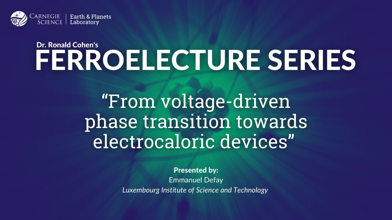From voltage-driven phase transition towards electrocaloric devices ...