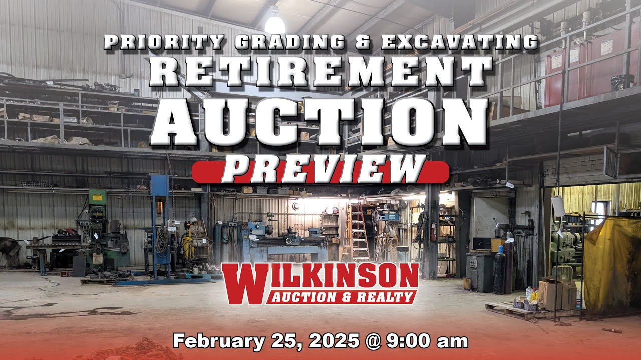 Auction Preview: Priority Grading & Excavating Retirement Auction (2/25/25) - YouTube
