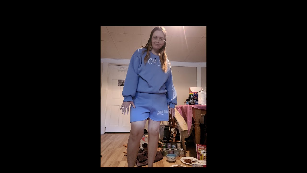 temu blue themed try-on haul! 2024 - YouTube