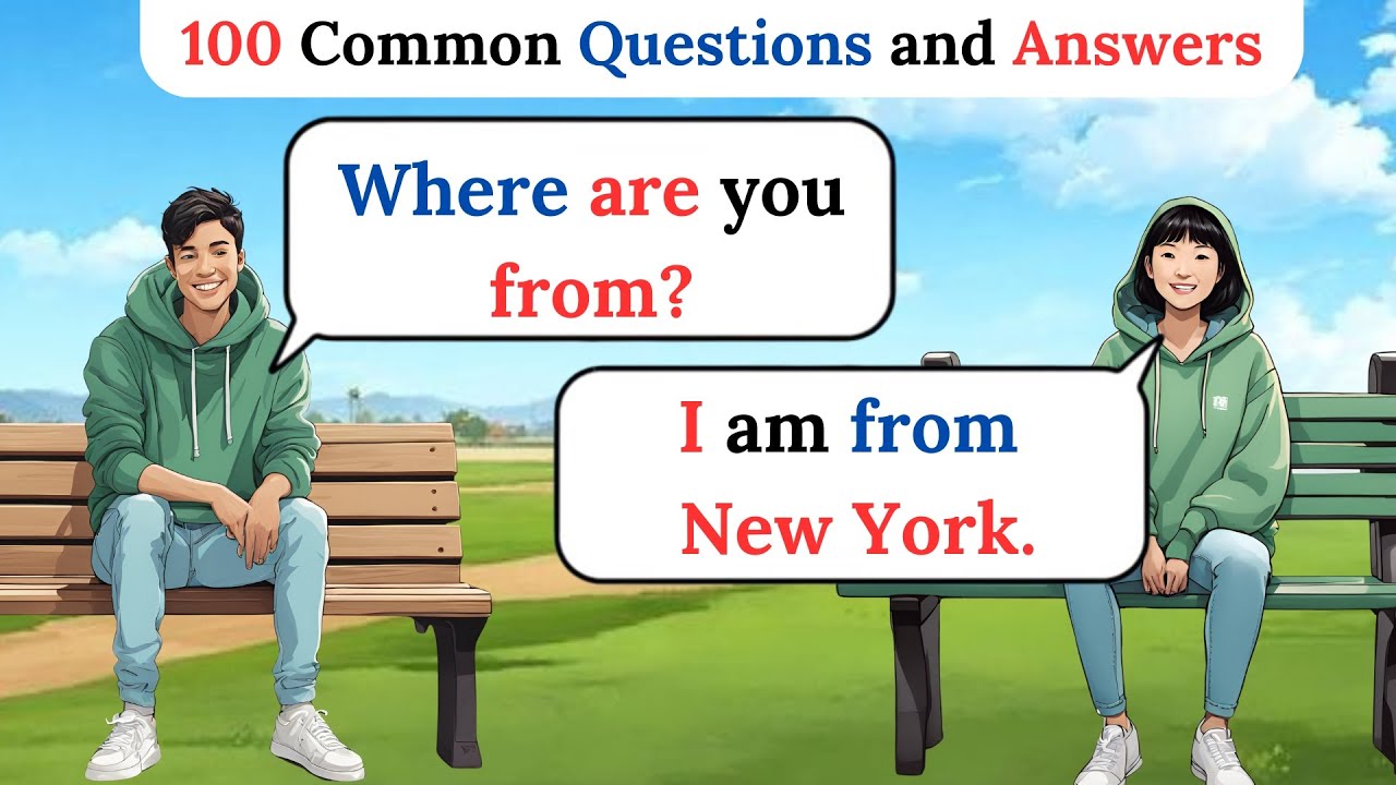 100 Common Questions and Answers for Daily English Practice | Easy ...