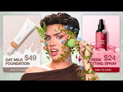 FULL FACE OF ORGANIC NATURAL MAKEUP LOL 🌿